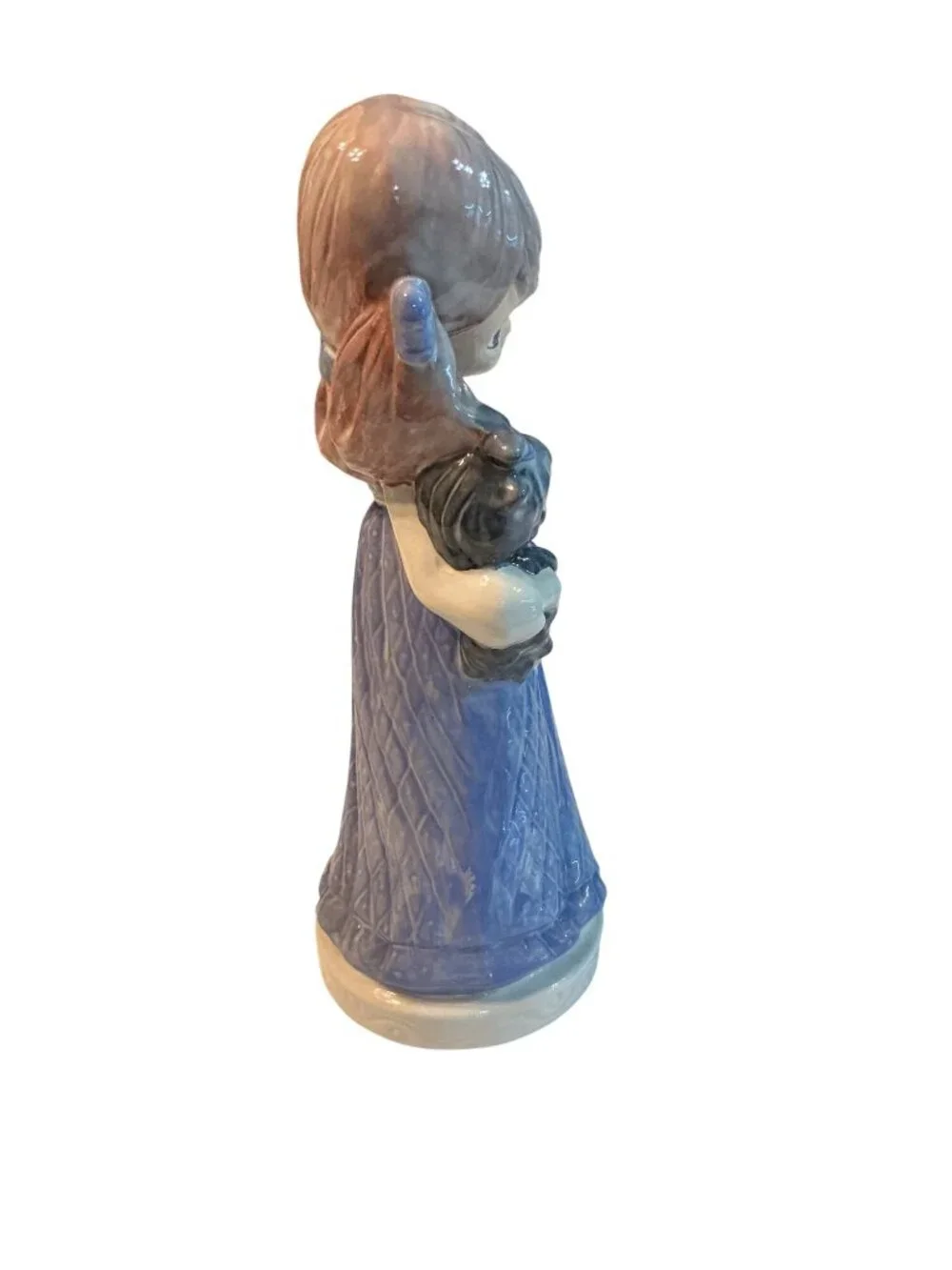 Vintage | Accents | Vintage 7s Ceramic Girl Figurine With Puppy ...